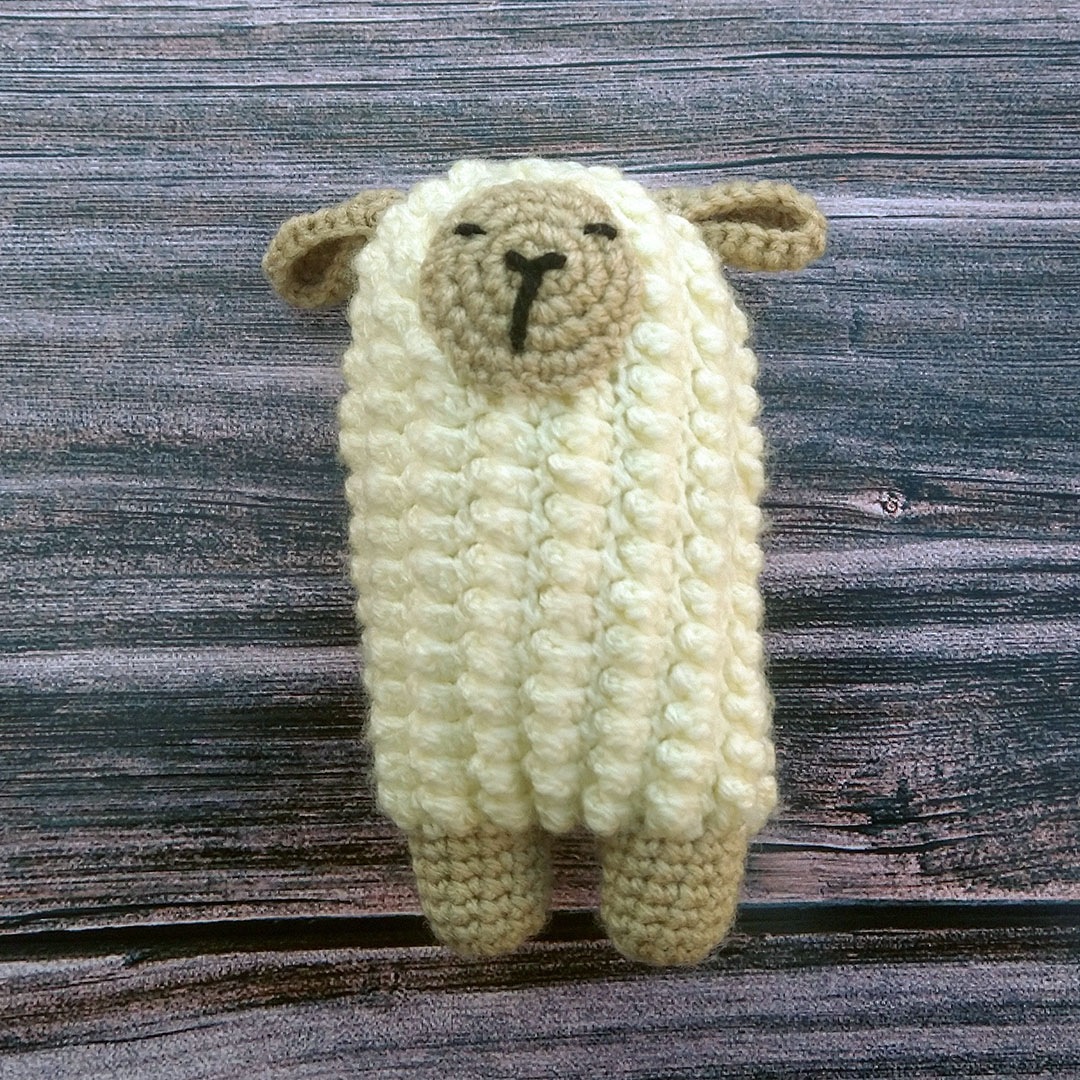 Wild Mini Animal Plushy – Sheep – The Rose Cottage Knits